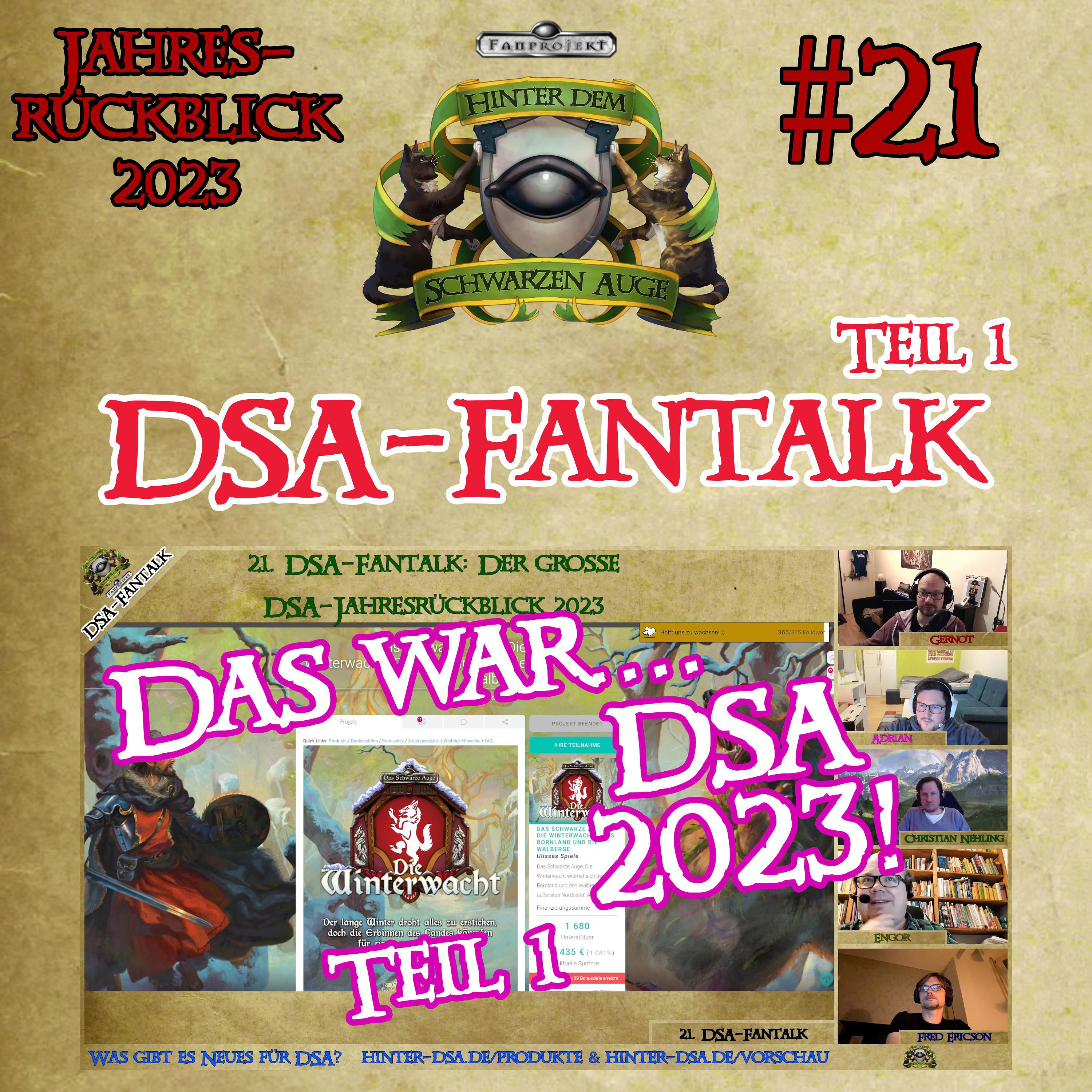 Der große DSA-Jahresrückblick 2023 - Teil 1: ORC, ELF, RSH, Abenteuer & CF (21. DSA-Fantalk ...